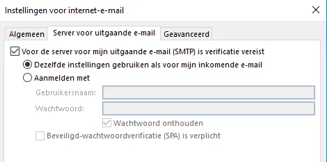 E-mail instellen in Outlook 2016/2019 en Office 365 voor Windows ...